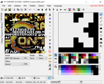 Utility: YY-CHR.NET - NES Konami RLE Viewer Plugin